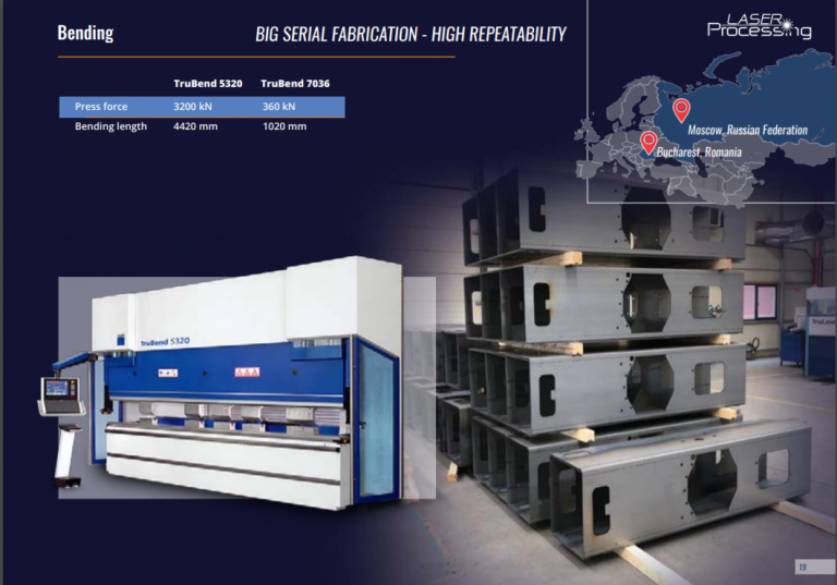 Servicii indoire tabla - Laser Processing Romania Bucuresti